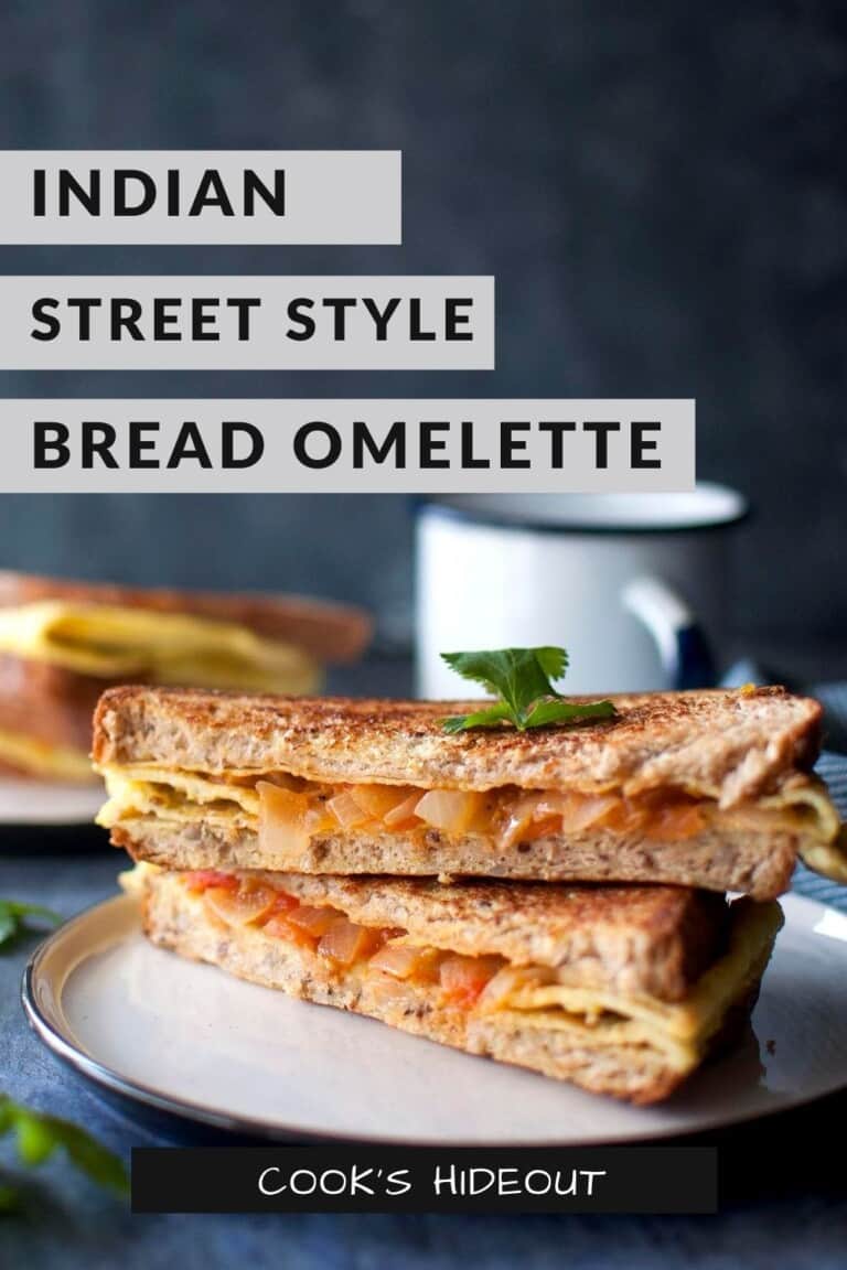 Bread Omelet Recipe | Indian Street Style Bread Omelette| Cook's Hideout