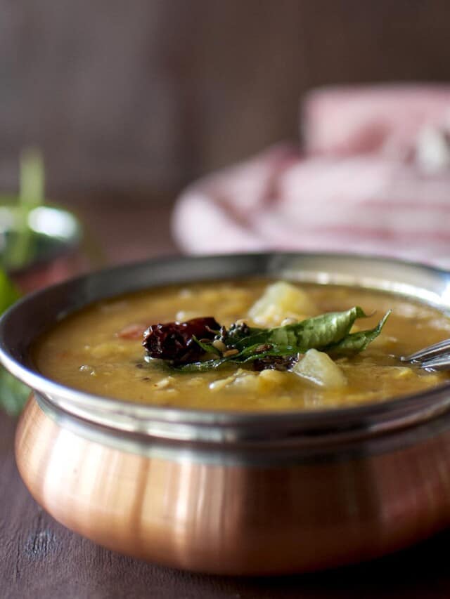 Thotakura Pappu | Amaranth Leaves Dal | Cook's Hideout