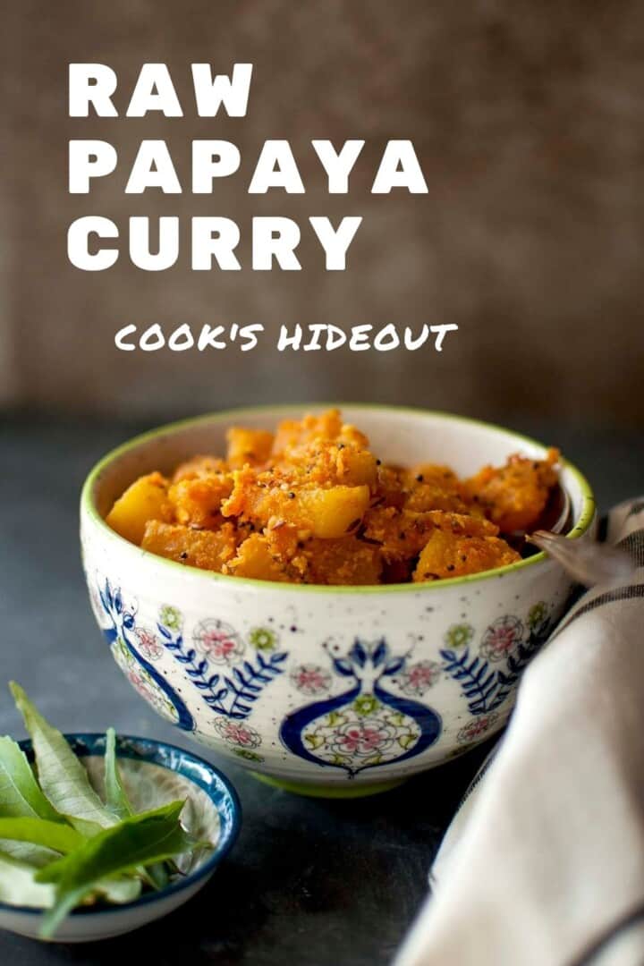 Boppayakaya Kura | Green Papaya Curry Recipe | Cook's Hideout