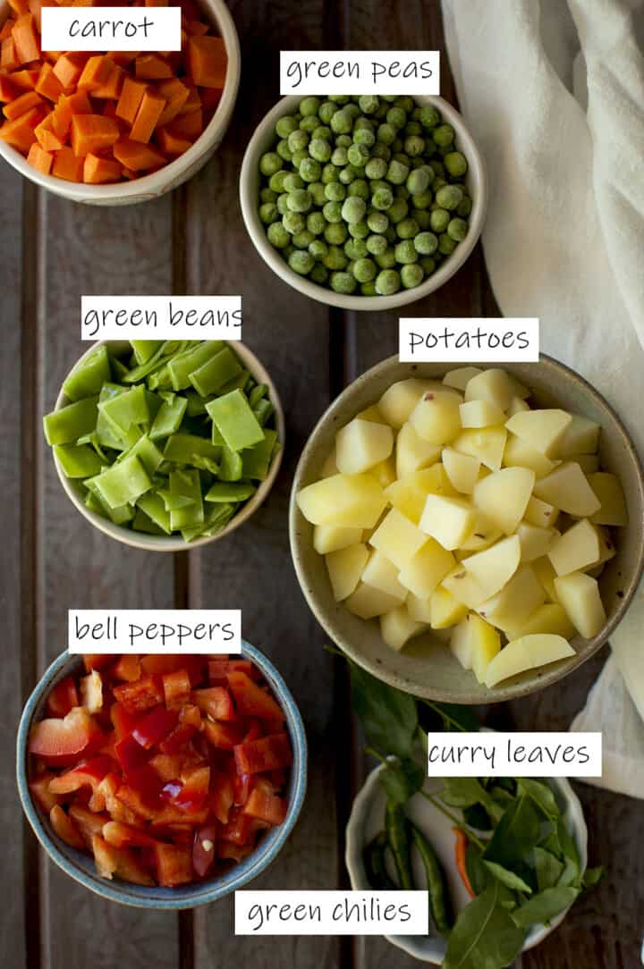 Vegetable Bhath Recipe | Karnataka Style | Cook's Hideout