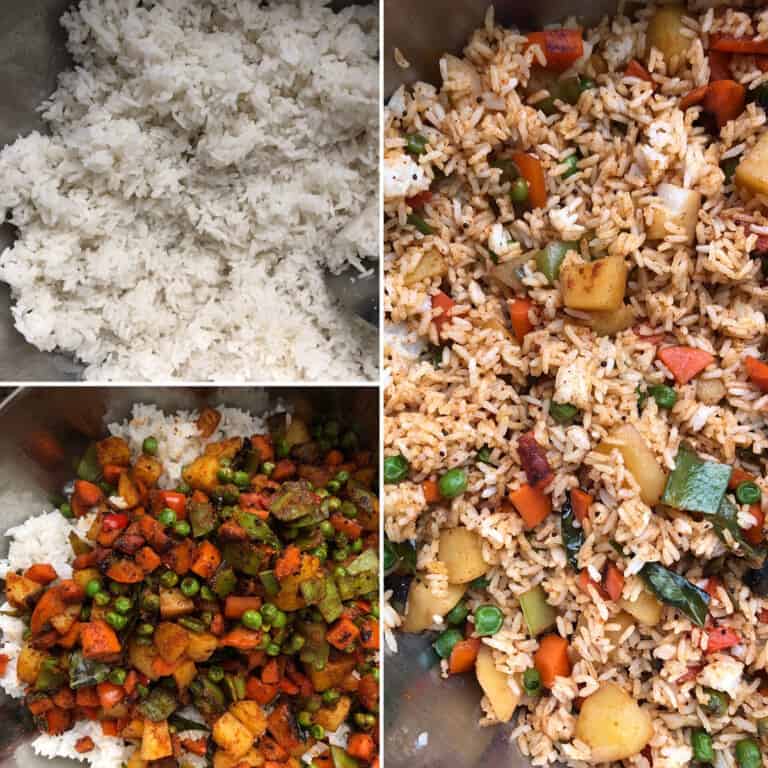 Vegetable Bhath Recipe | Karnataka Style | Cook's Hideout