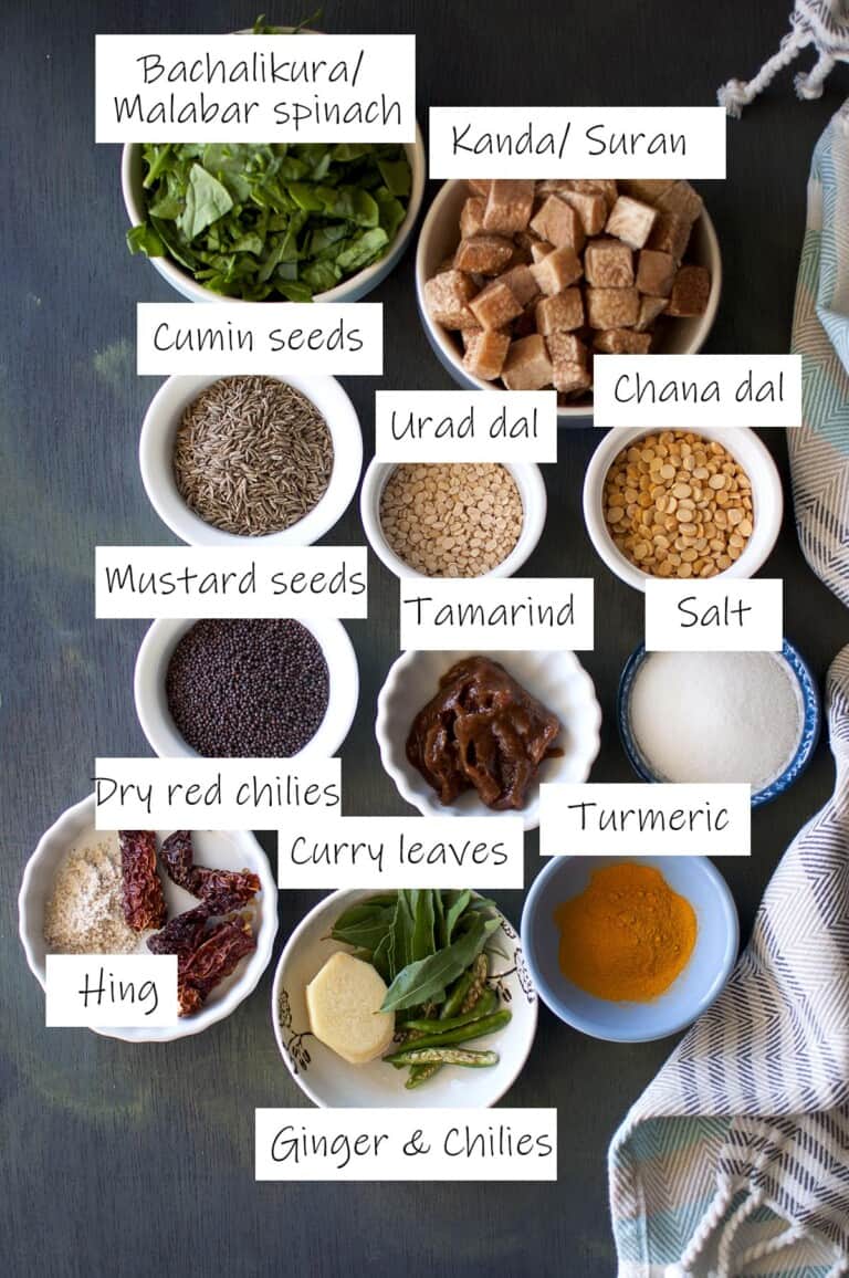Kanda Bachali Kura Recipe | Cook's Hideout