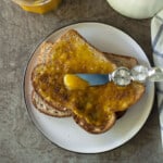 Peach Mango Jam with Vanilla Recipe | cookshideout