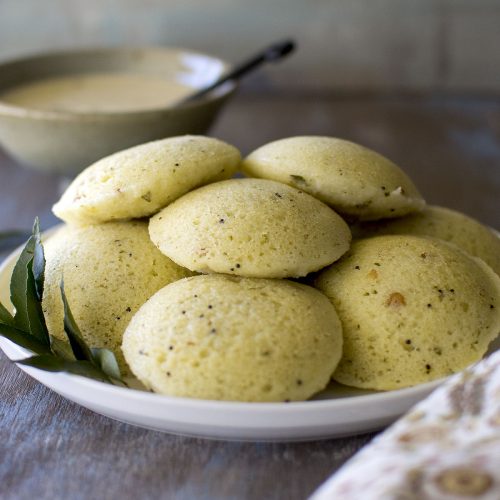 Rava Idlis using Instant Mix