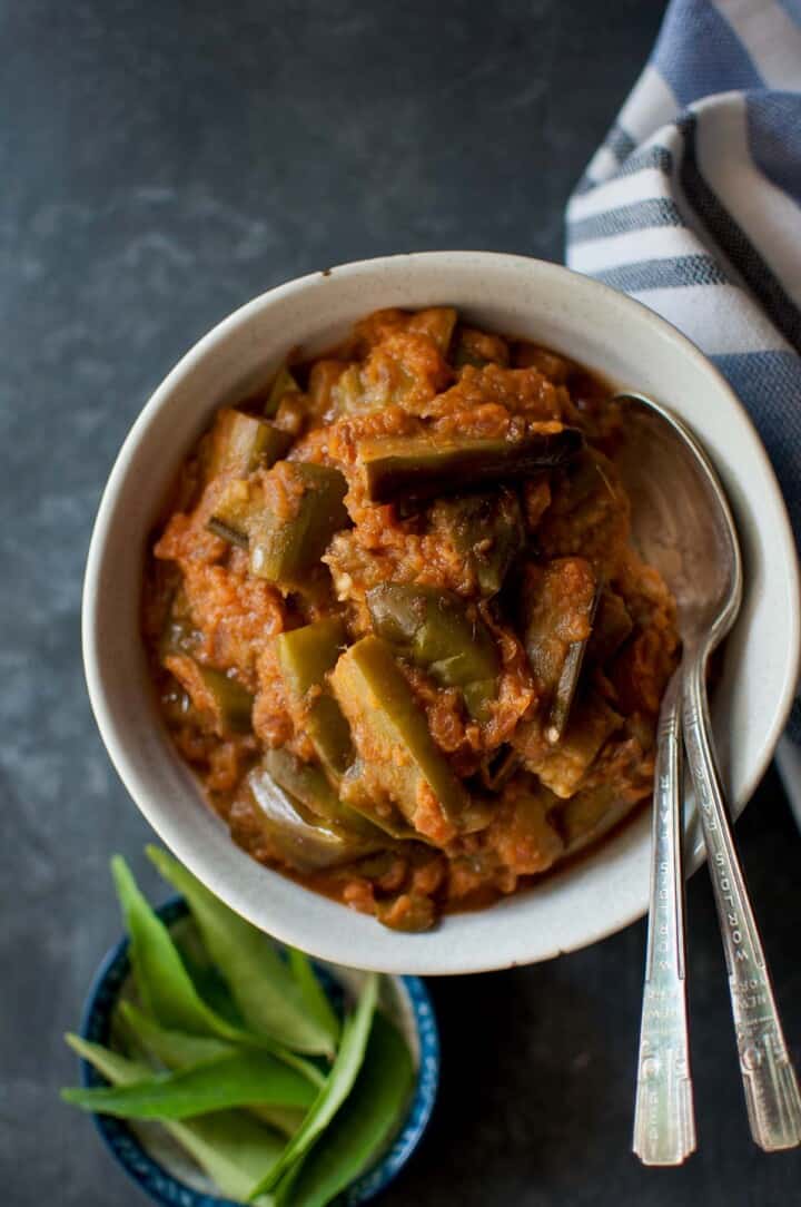 Vankaya Ulli Karam Kura Recipe | Cook's Hideout