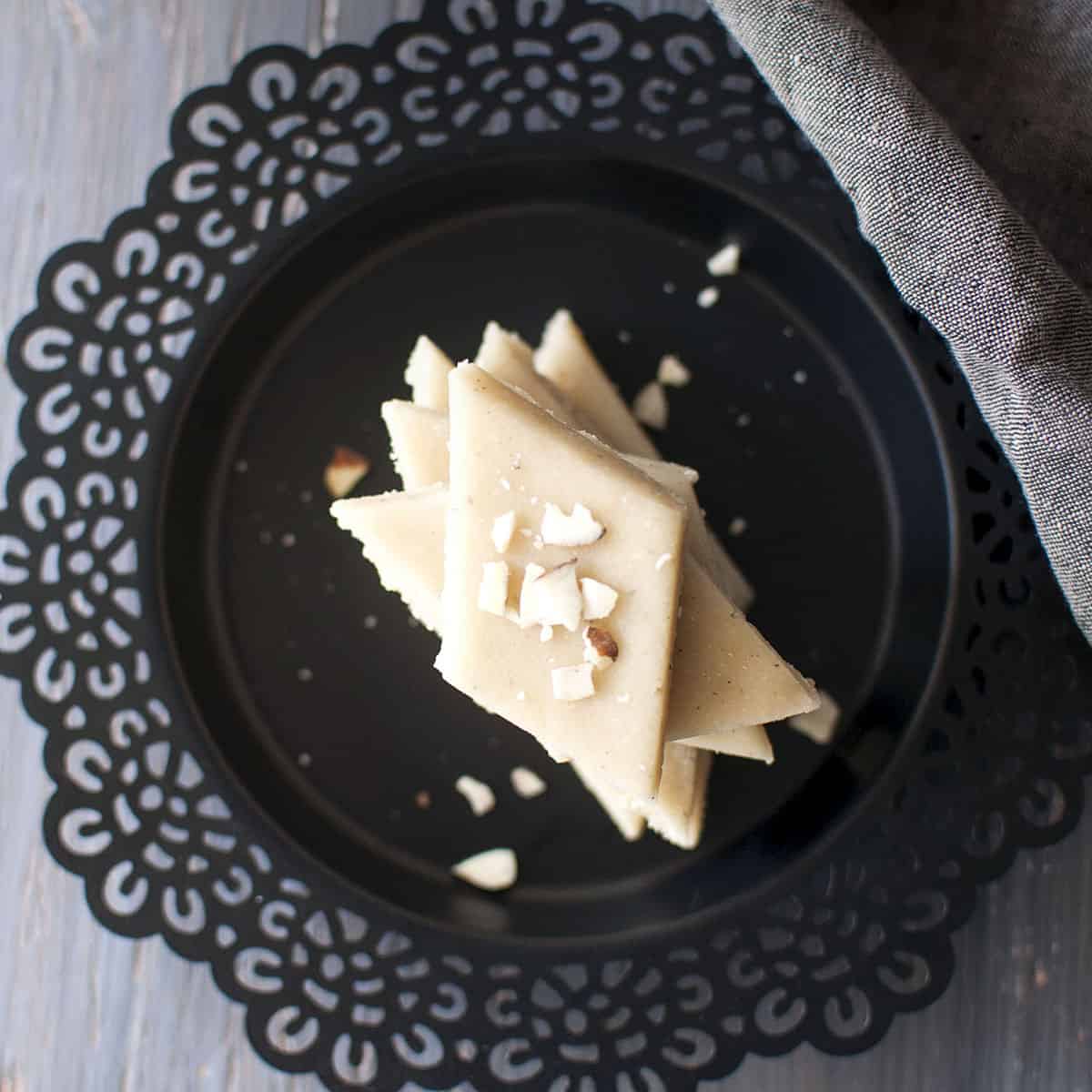 Kaju Badam Katli Recipe | Cashew Almond Burfi | Cook's Hideout