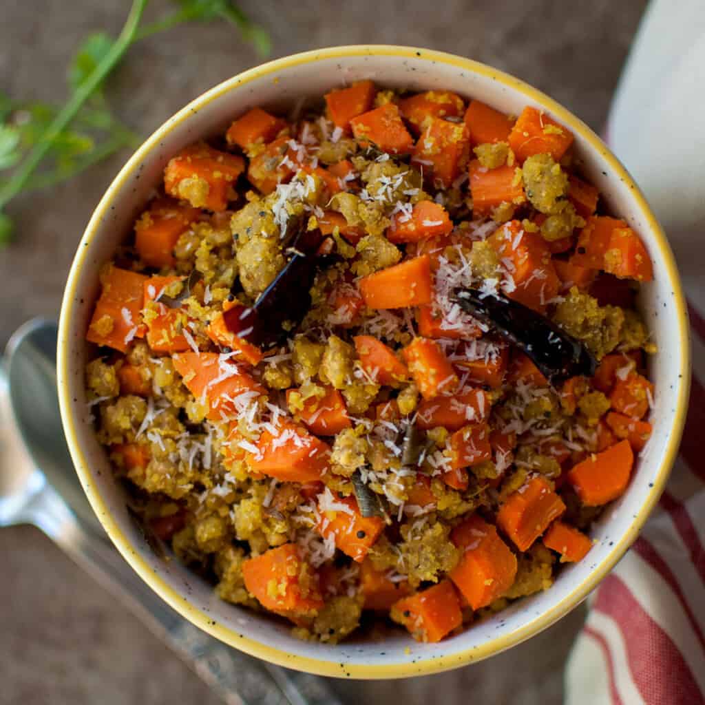 Carrot Patoli Recipe | Paruppu Usili | Cook's Hideout