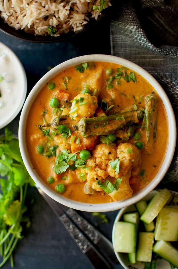 Mix Vegetable Salan Recipe | Cook's Hideout