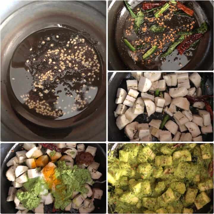 Aratikaya Kura Recipe | Andhra Raw Banana Curry | Cook's Hideout