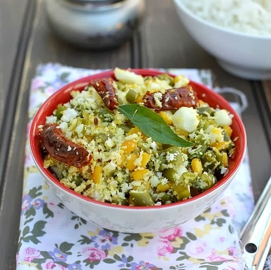Kobbari Senagapappu Kura with Beans (Coconut Curry with Split Pea ...