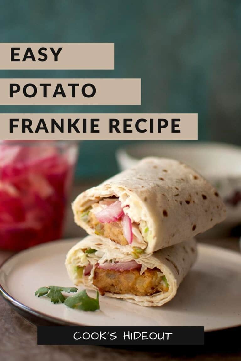 Aloo Tikki Wrap Recipe | Aloo Frankie | Cook's Hideout