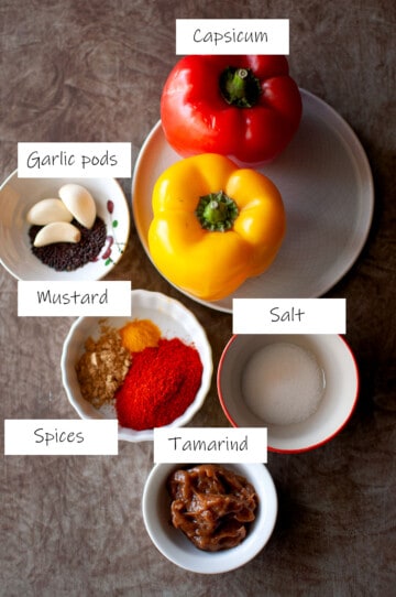 Capsicum Pickle Recipe | Cook's Hideout