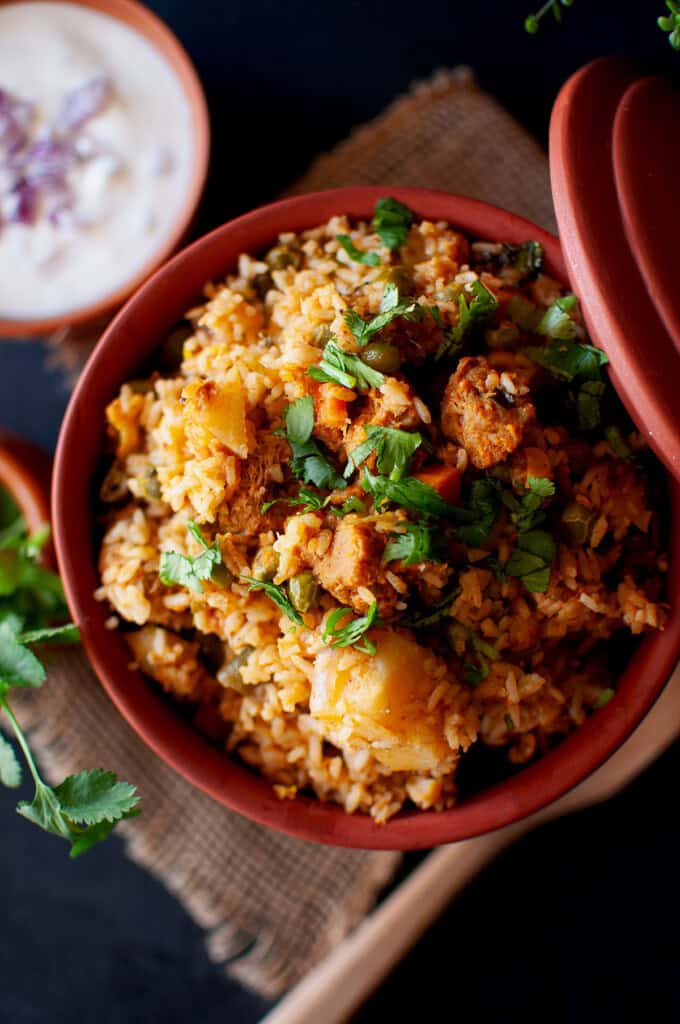 Chettinad Vegetable Biryani Recipe | Cook's Hideout