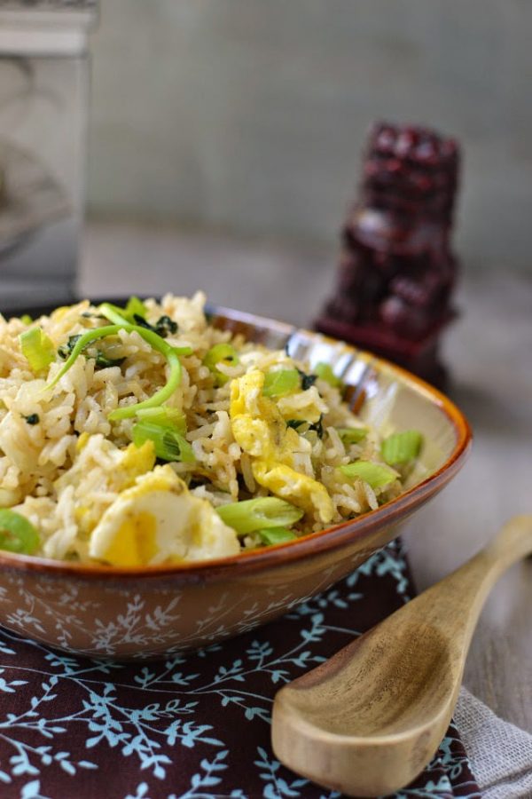 China -- Vegetarian Shanghai Fried Rice Recipe | cookshideout