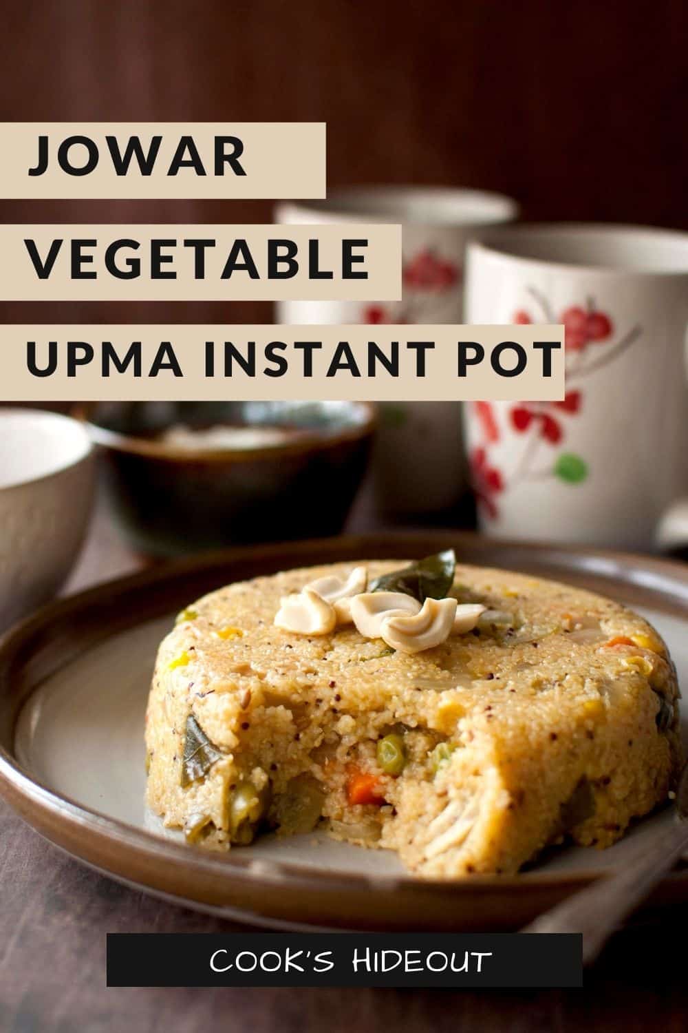 Jowar Upma Recipe | Jonna Rava Upma | Cook's Hideout