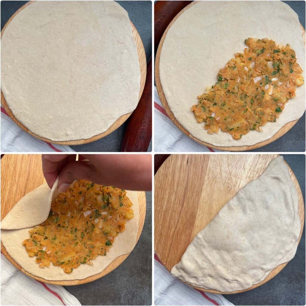 Potato Bolani Recipe | Cook's Hideout