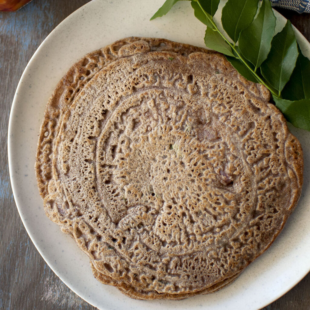 Ragi Adai Recipe | Finger Millet & Lentil Dosa | cookshideout