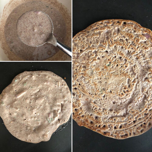 Ragi Adai Recipe | Finger Millet & Lentil Dosa | cookshideout