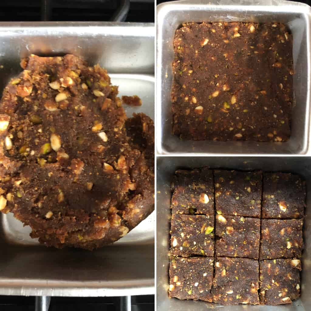 Date Nut Bars Recipe | Khajoor Anjeer Burfi | Cook's Hideout