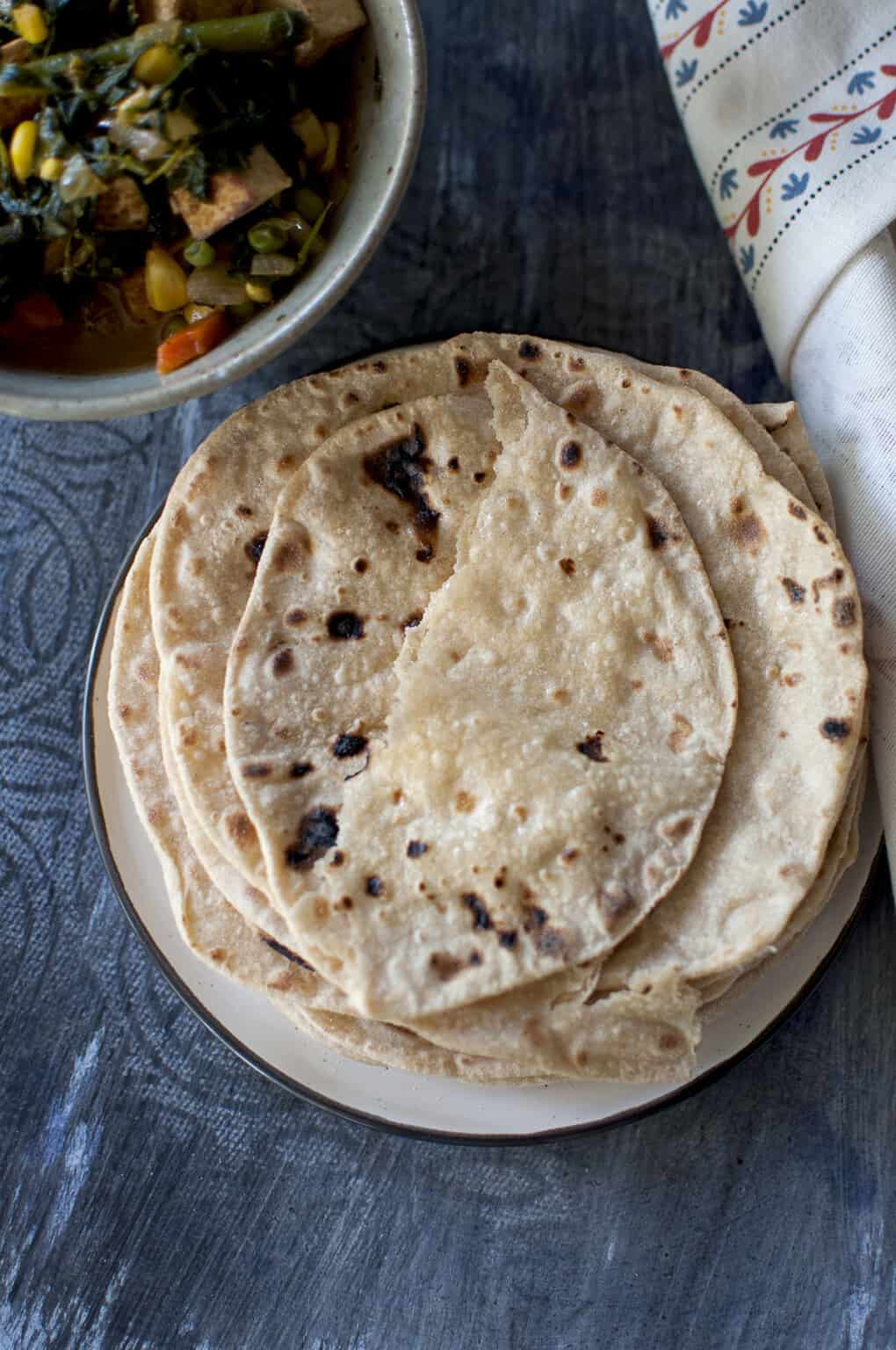 Gujarati Rotli Recipe | Soft & Fluffy Indian Flatbread | Cook's Hideout