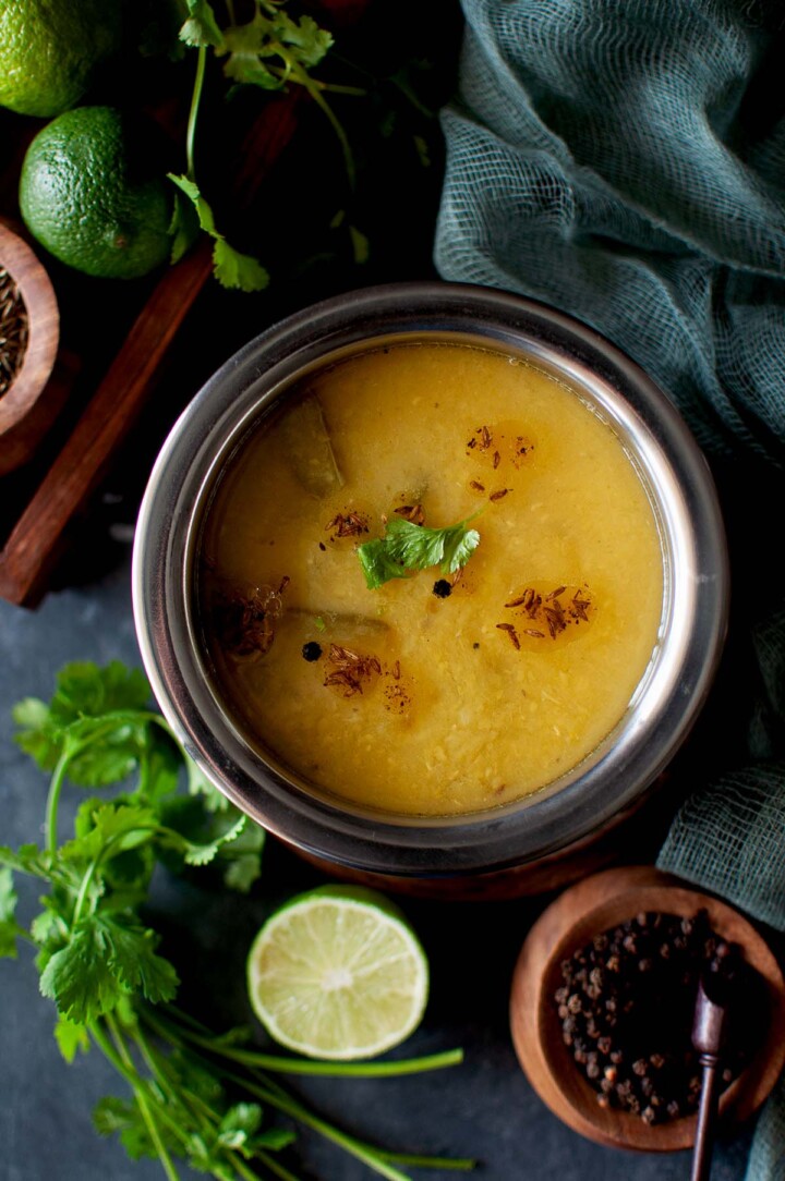 Lemon Rasam Recipe | Cook's Hideout