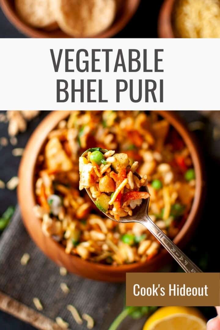 Veg Bhel Puri Recipe | Cook's Hideout