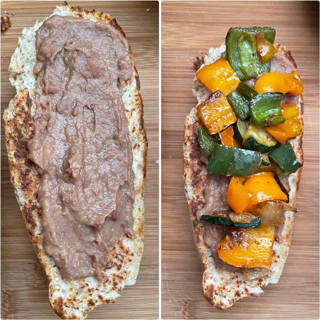 Vegetarian Torta Recipe | Mexican Torta Sandwich | Cook's Hideout