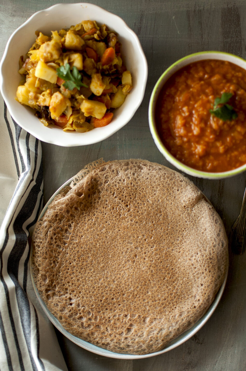 Quick Injera Recipe | Ethiopian Flatbread | Cook's Hideout