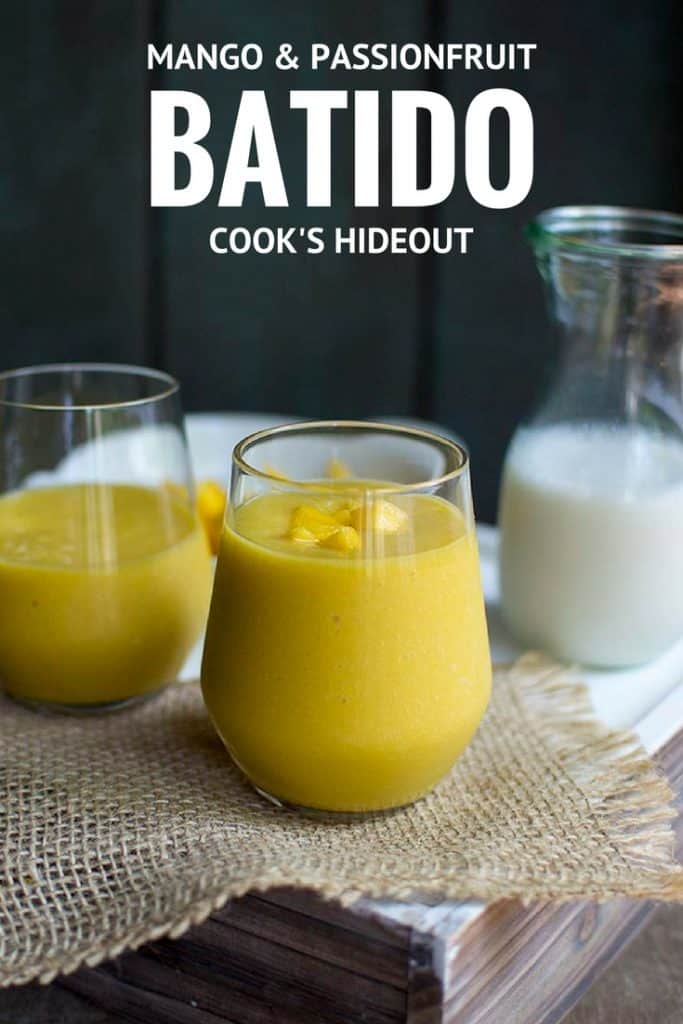 Batido (Tropical Mango & Passionfruit Smoothie) - Cook's Hideout