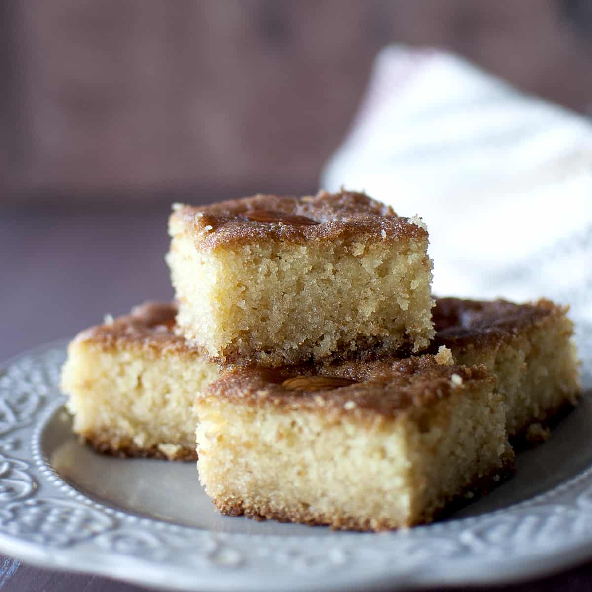 Namoura | Lebanese Dessert Recipe | Cook's Hideout