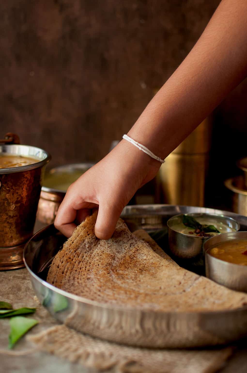 Sprouted Ragi Dosa Recipe | Cook's Hideout