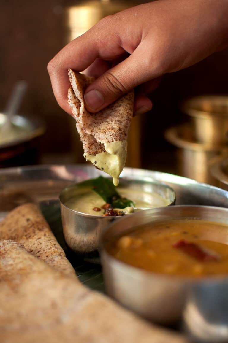 Sprouted Ragi Dosa Recipe | Cook's Hideout