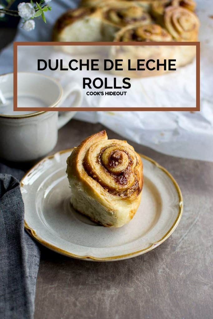 Eggless Dulce de Leche Rolls Recipe - Cook's Hideout