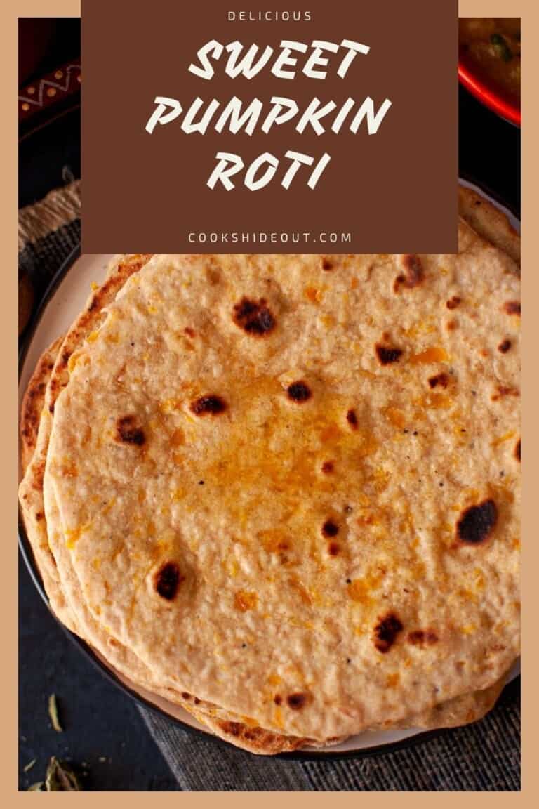 Pumpkin Roti Recipe | Cook's Hideout