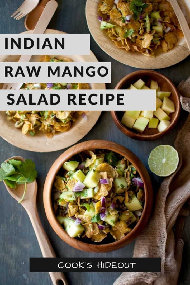Mango Chaat Recipe | Indian Raw Mango Salad | Cook's Hideout
