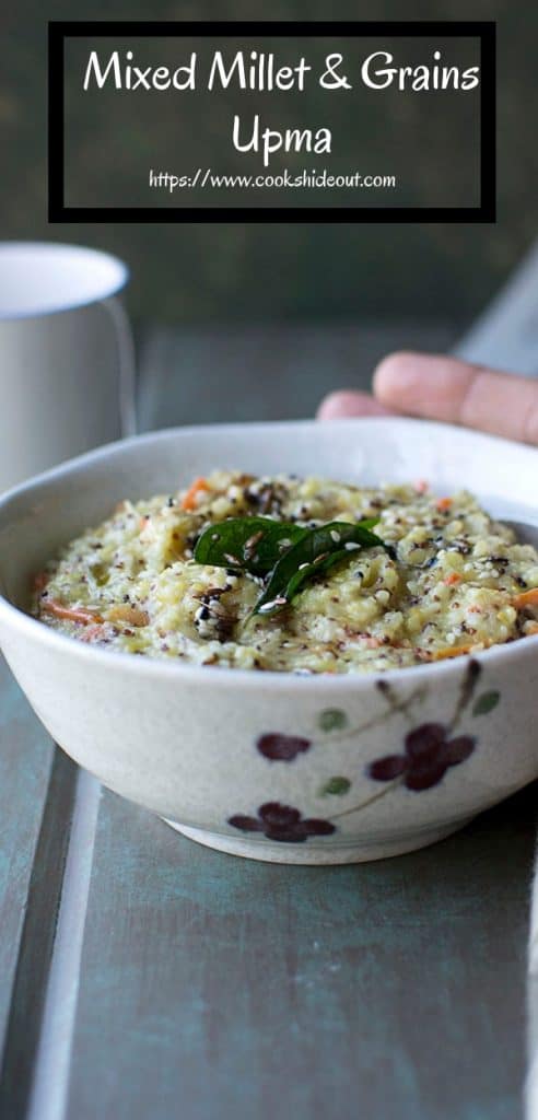 Mixed Millet & Grains Upma Recipe - Cook's Hideout