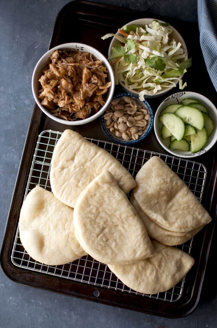 Vegan Bao Buns Recipe with Jackfruit filling | Cook's Hideout
