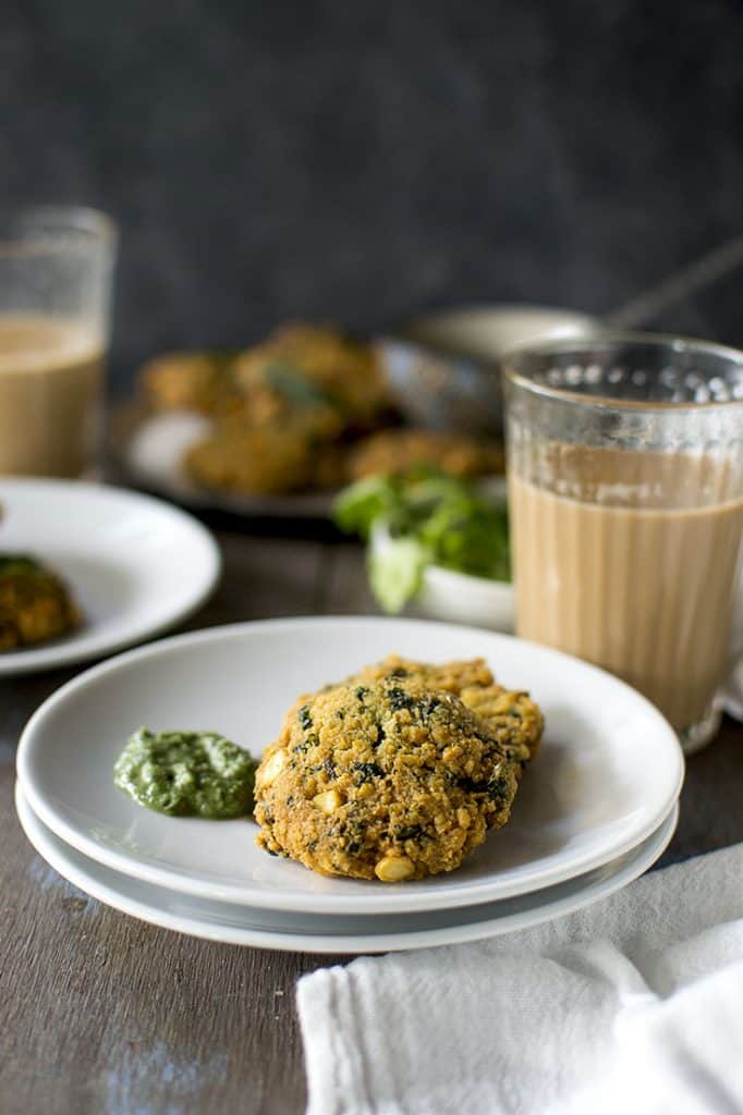 Spinach Chana Masala Vada Recipe - Cook's Hideout