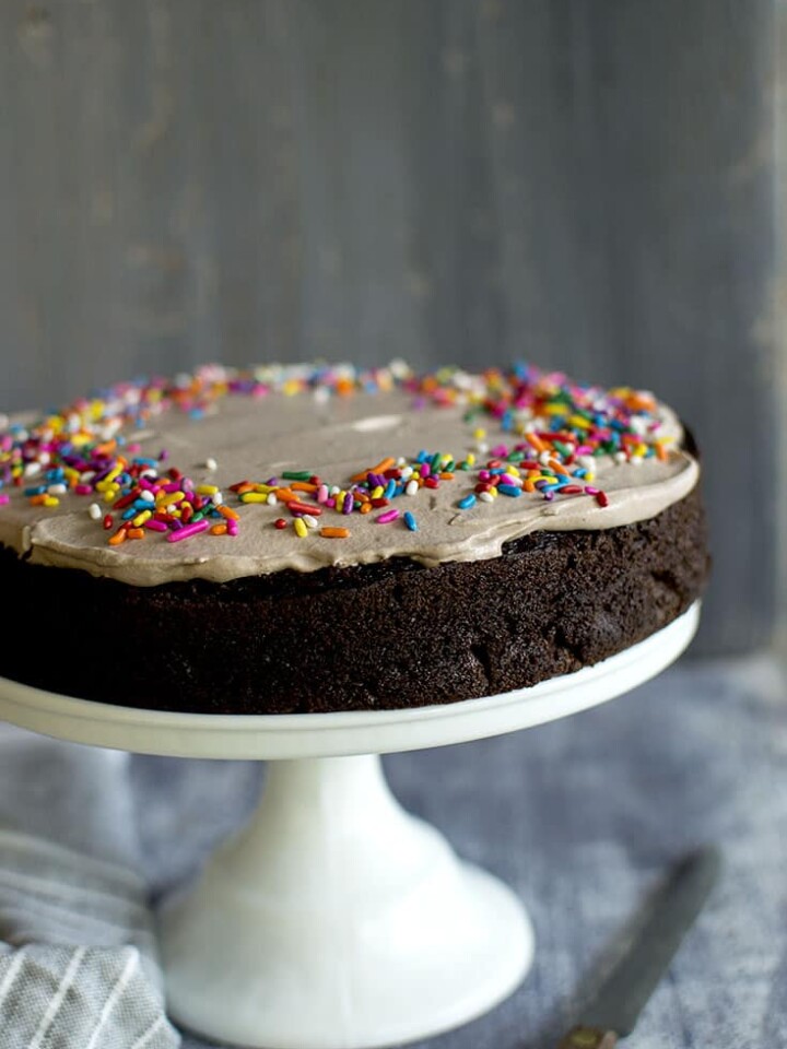 Chocolate Cake with Jam Recipe | Eggless | Cook's Hideout