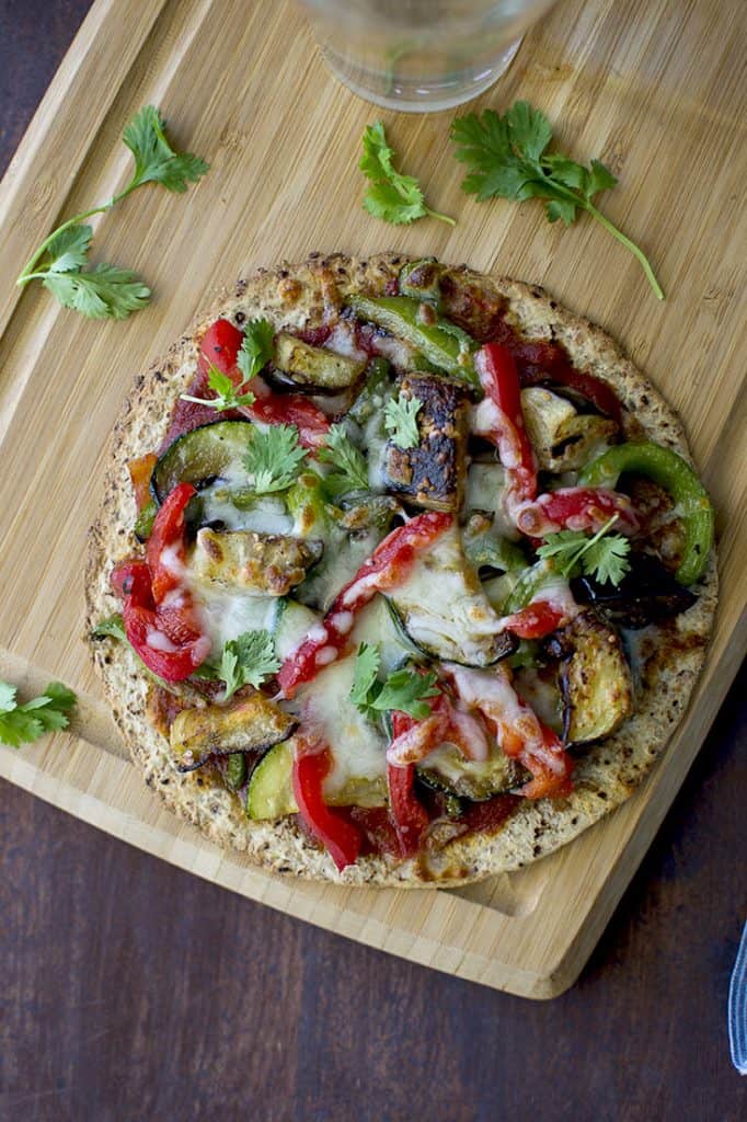 Indian Style Vegetable Pizza Recipe - Cook's Hideout