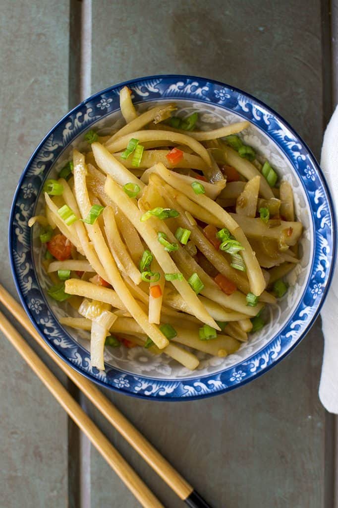 Chinese Potato Stir fry | Vegan Recipe - Cook's Hideout