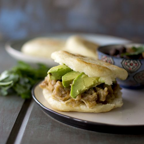 Vegan Venezuelan Arepas Recipe | Jackfruit filling - Cook's Hideout